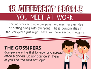 15 Types of Personalities You Deal With at Work [Infographic]